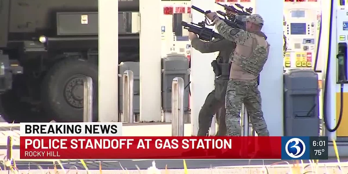 Man Barricades Himself For Hours At Shell Gas Station After Assaulting
