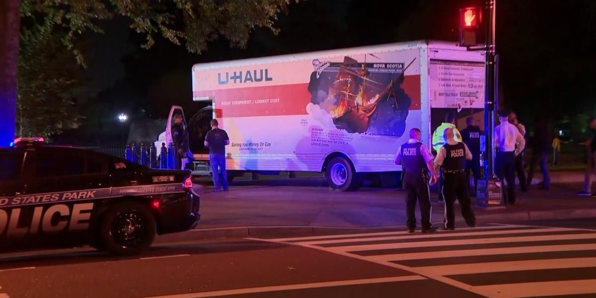 Man Accused Of Deliberately Crashing U Haul Truck Into Security Barrier