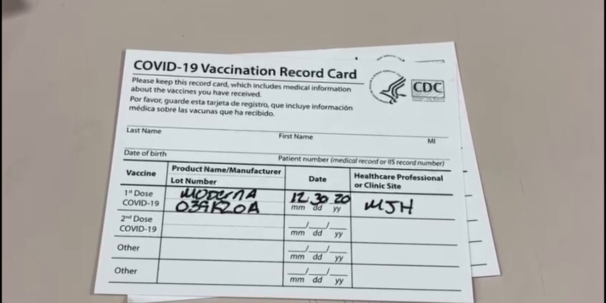 CDC no longer distributing COVID vaccination cards CDC no longer distributing COVID vaccination cards