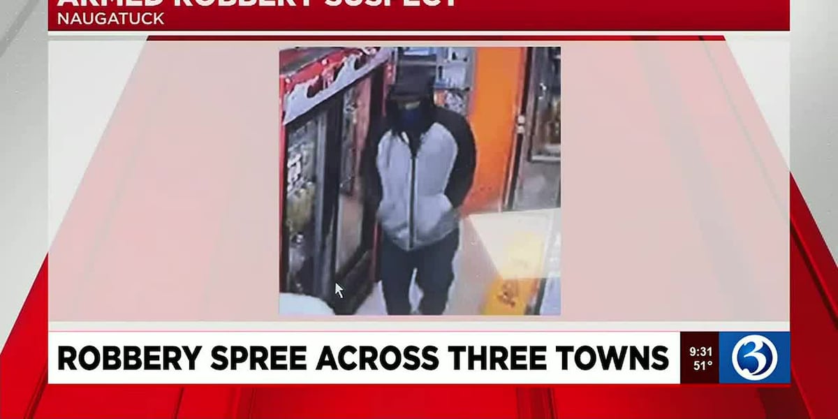 Man Goes On String Of Armed Robberies Through Multiple Towns