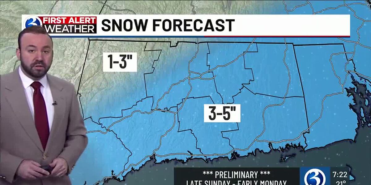 FORECAST: Rain Saturday, possible measurable snow Sunday, bitter cold ... FORECAST: Rain Saturday, possible measurable snow Sunday, bitter cold ...