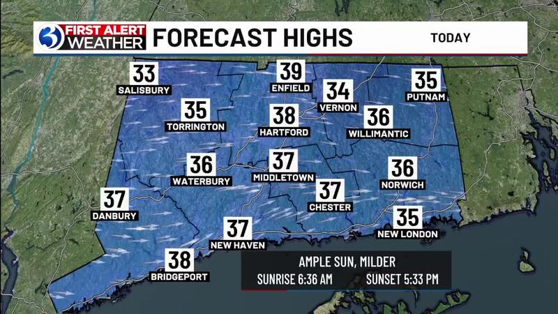 FORECAST: Rain Saturday, possible measurable snow Sunday, bitter cold ... FORECAST: Rain Saturday, possible measurable snow Sunday, bitter cold ...